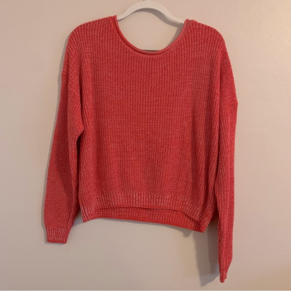 wild fable | Sweaters | Wild Fable Coral Knit Sweater | Poshmark